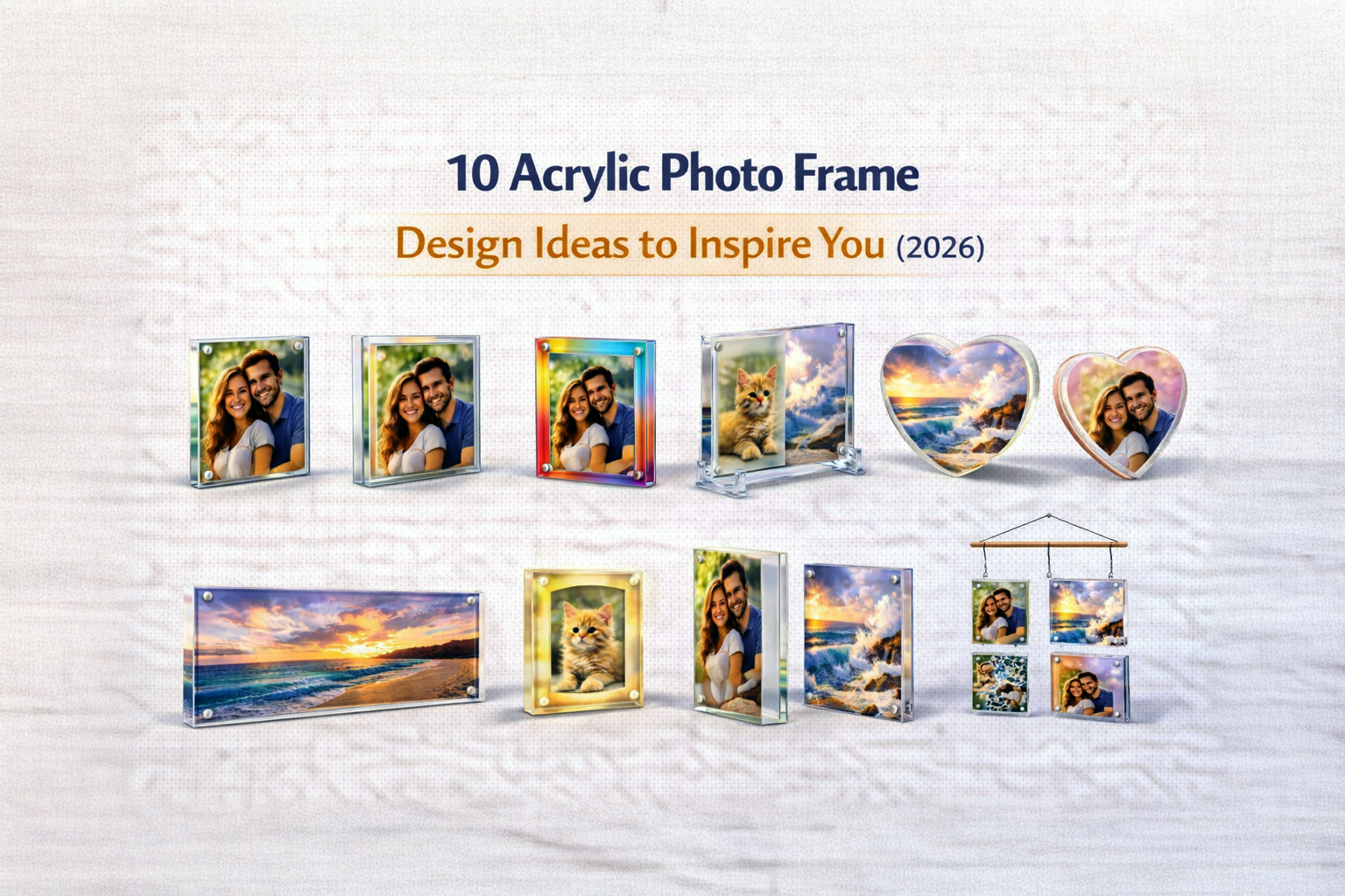 10 Acrylic Photo Frame Design Ideas to Inspire You (2026)